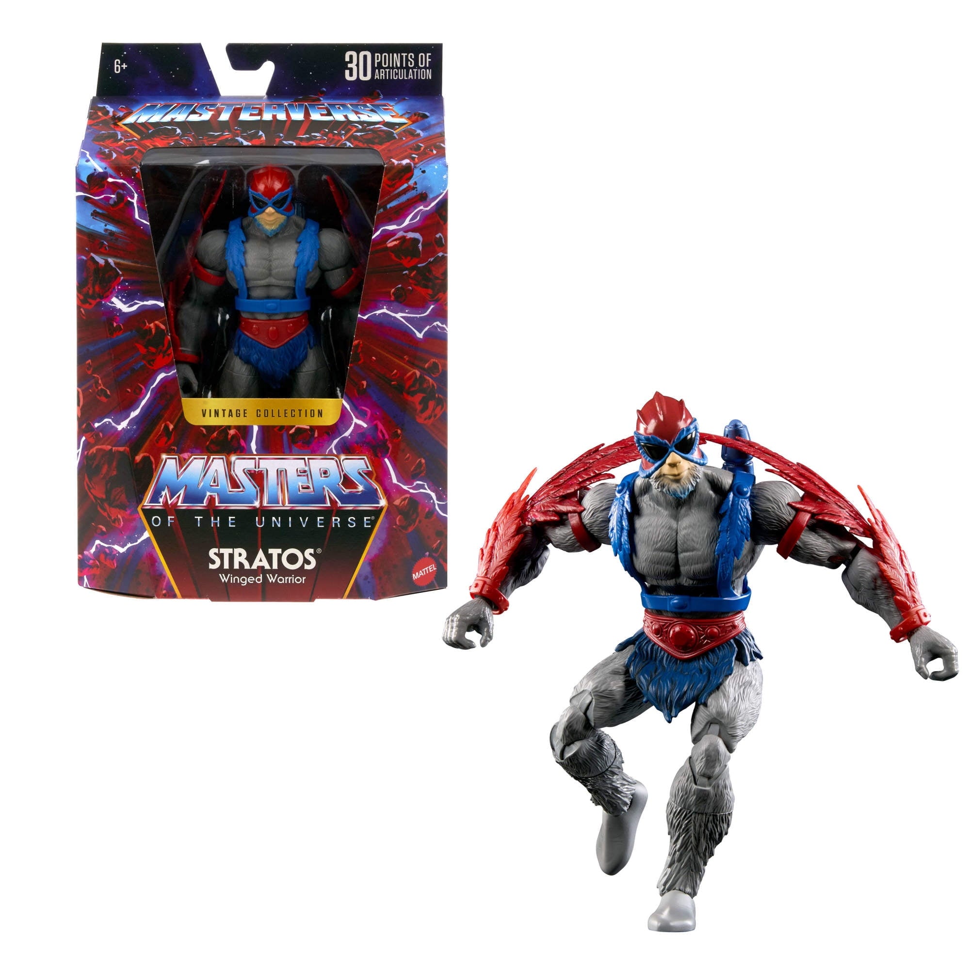 Stratos - Motu Masterverse Master Of The Universe Vintage Figure ...
